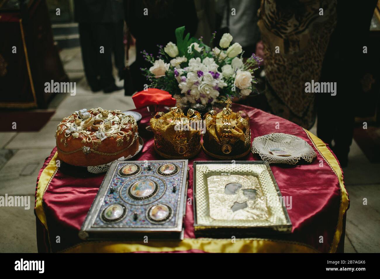 Orthodox Church Wedding Ceremony Stock Photo - Alamy