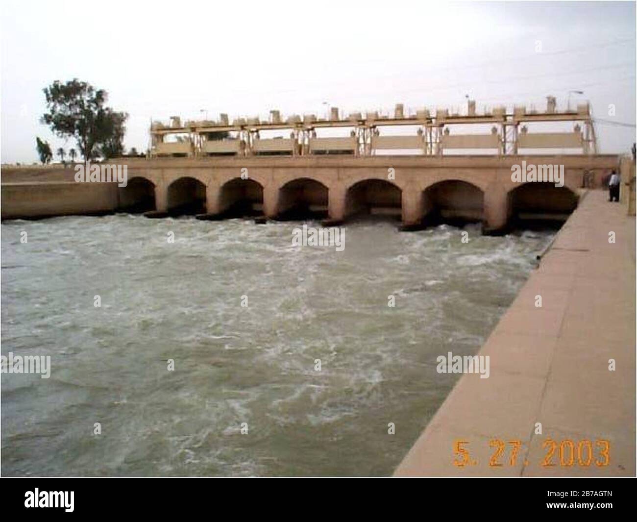 Gharraf Regulator USACE NWD Stock Photo - Alamy