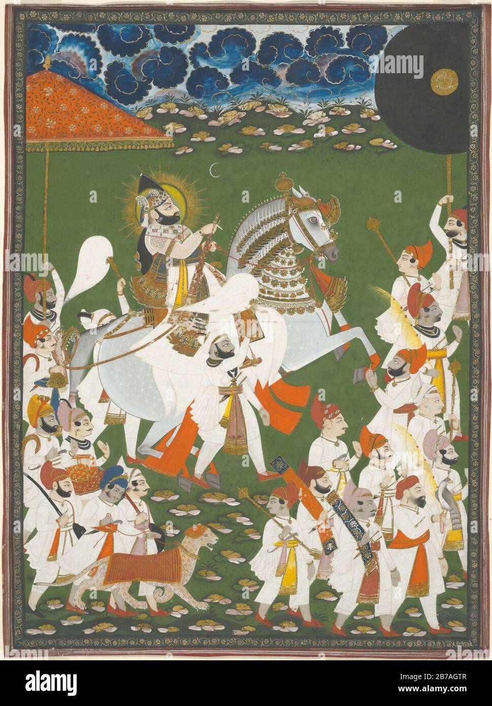 Ghasi - Maharana Bhim Singh in Procession Stock Photo - Alamy