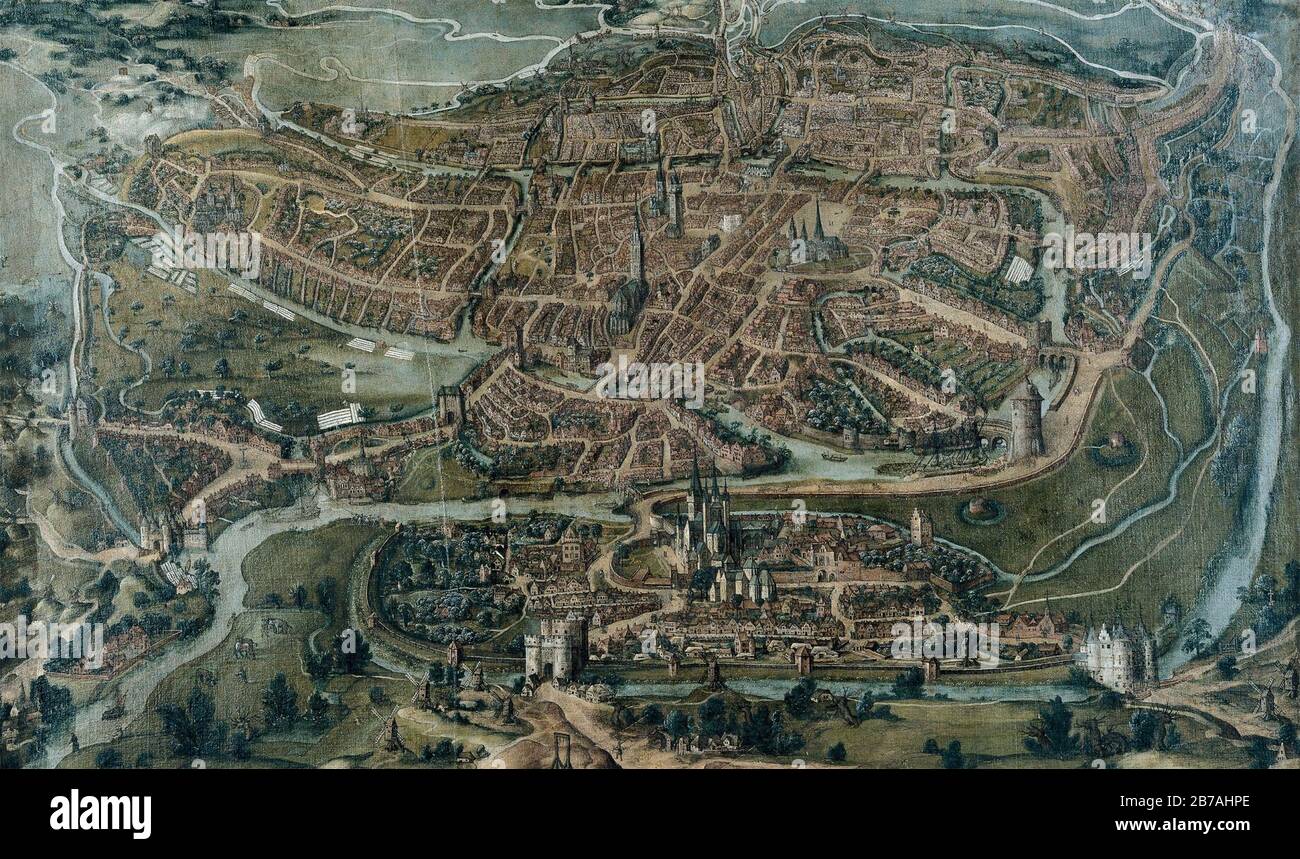 Ghent map hi-res stock photography and images - Alamy