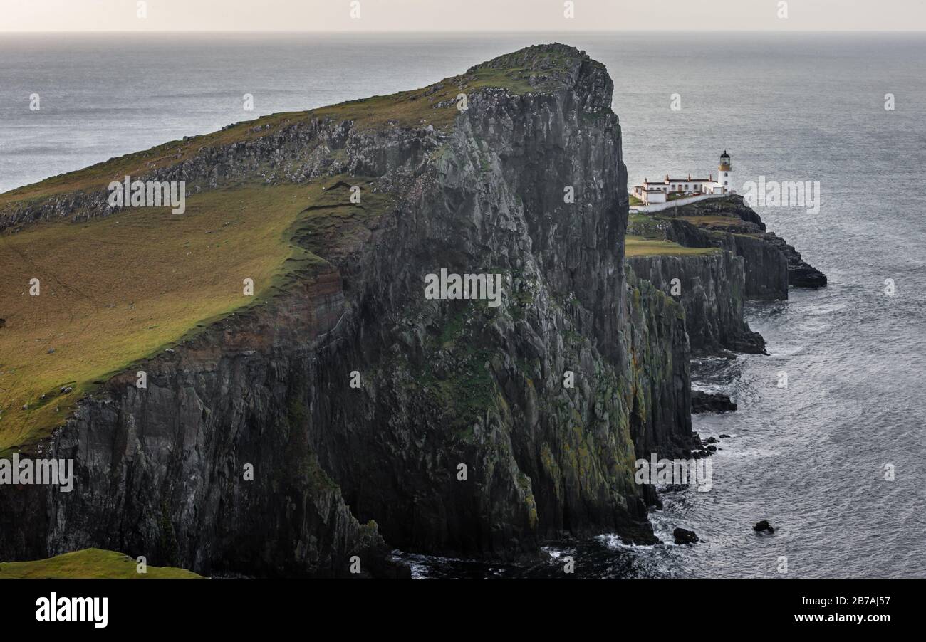 Neist Point is one of the most famous lighthouses in Scotland, and can ...