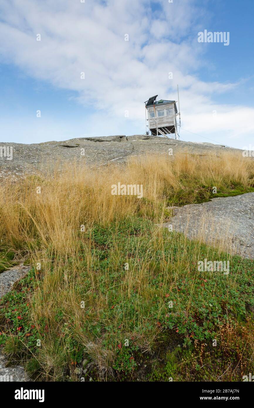 Mount Cardigan State Park - Cardigan Mountain Tower on the summit of ...