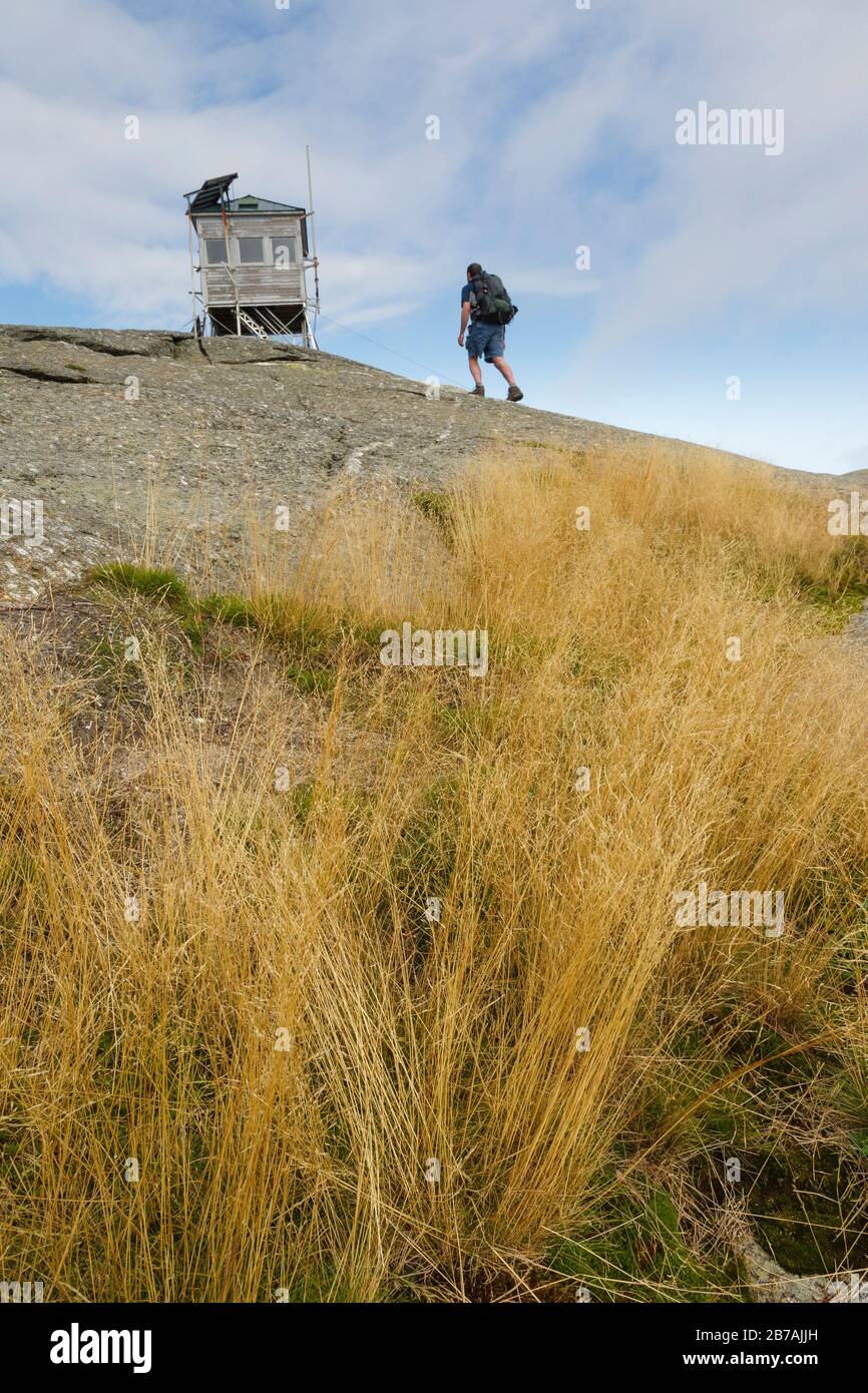 Mount Cardigan State Park - Cardigan Mountain Tower on the summit of ...