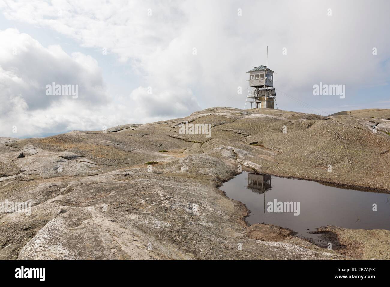 Mount Cardigan State Park - Cardigan Mountain Tower on the summit of ...