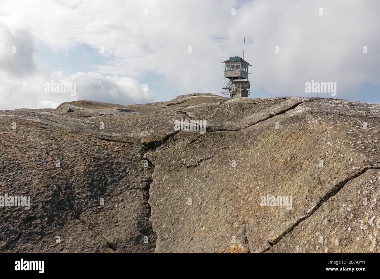 Mount Cardigan State Park - Cardigan Mountain Tower on the summit of ...