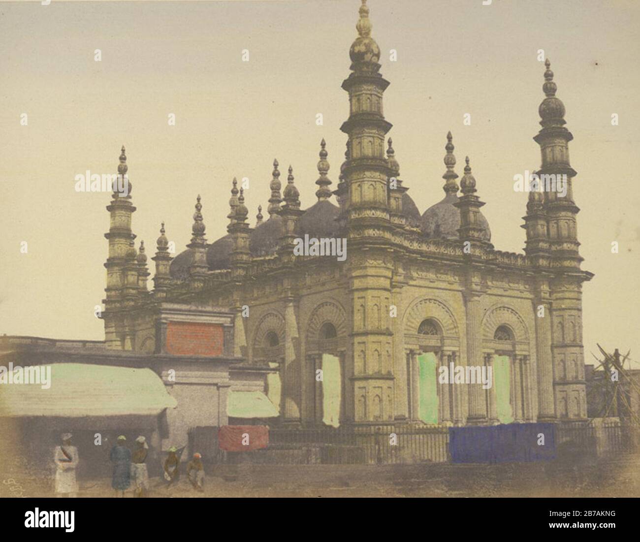 Ghulam Muhammad Mosque corner of Dhurrumtollah Calcutta; a photo by ...