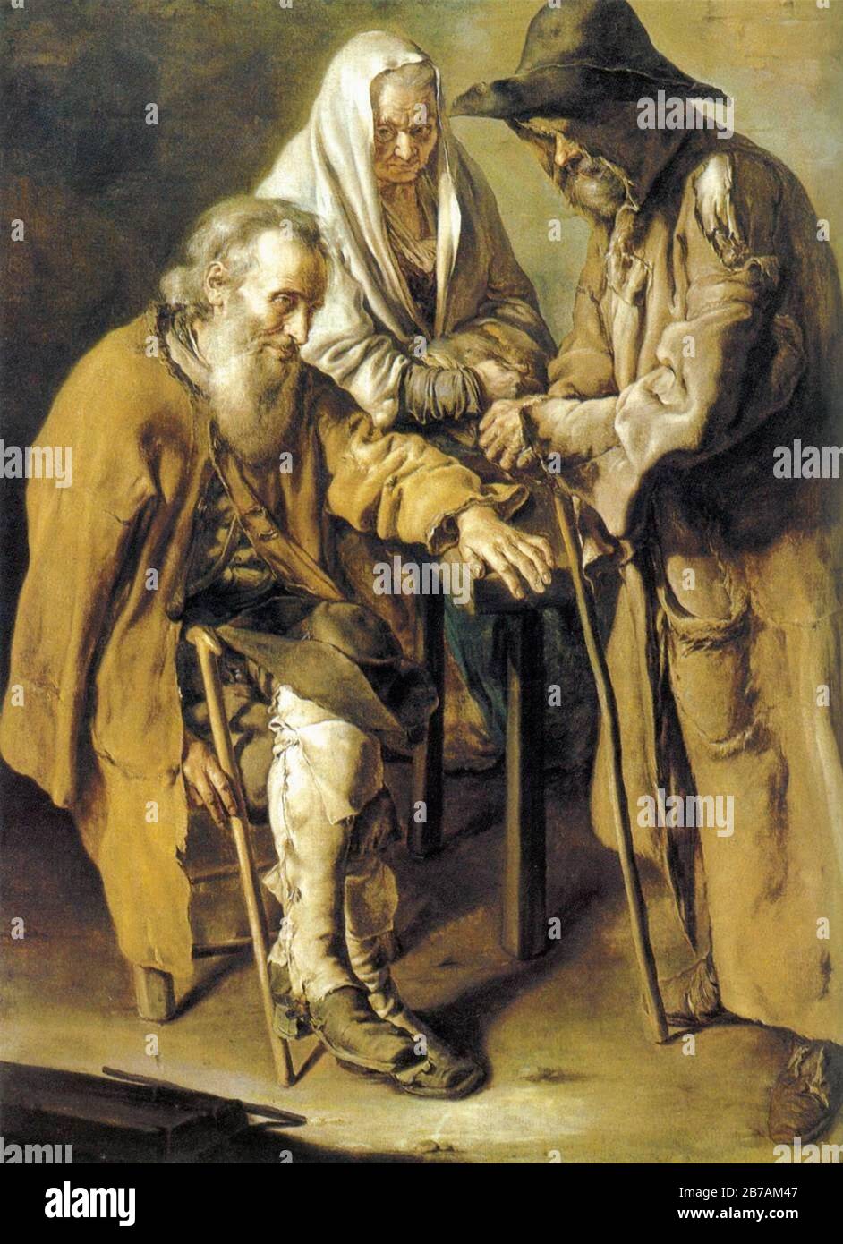 The three beggars hi-res stock photography and images - Alamy