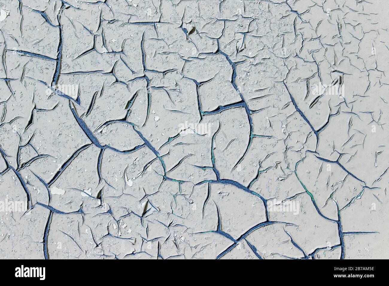 Old paint background. Texture and pattern of peeling dried old paint on ...