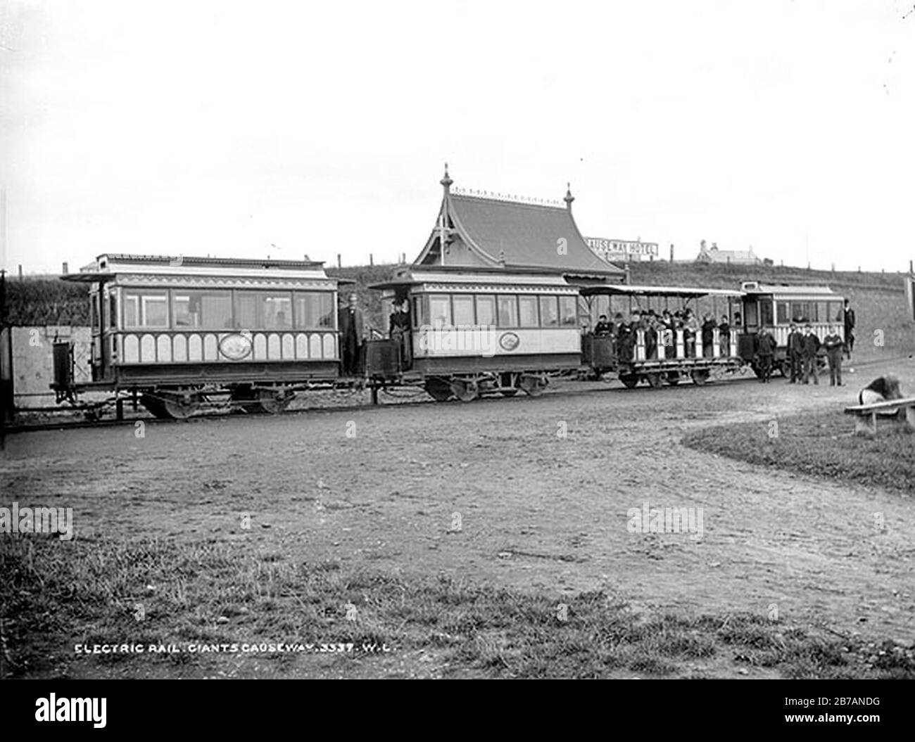 Giant's Causeway tram Causeway Hotel Stock Photo - Alamy