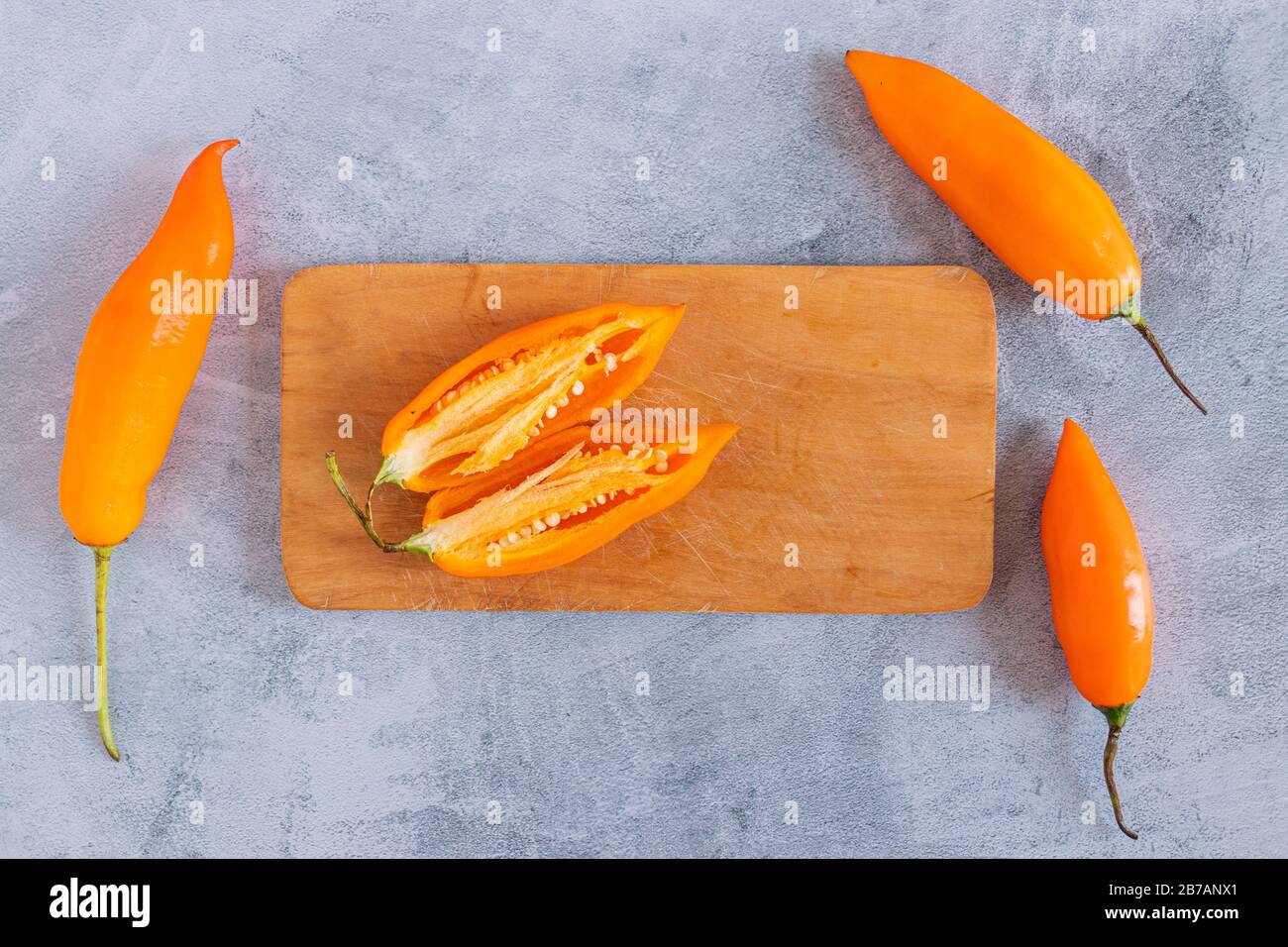 Peruvian yellow pepper. Yellow pepper used in Peruvian cuisine Stock ...
