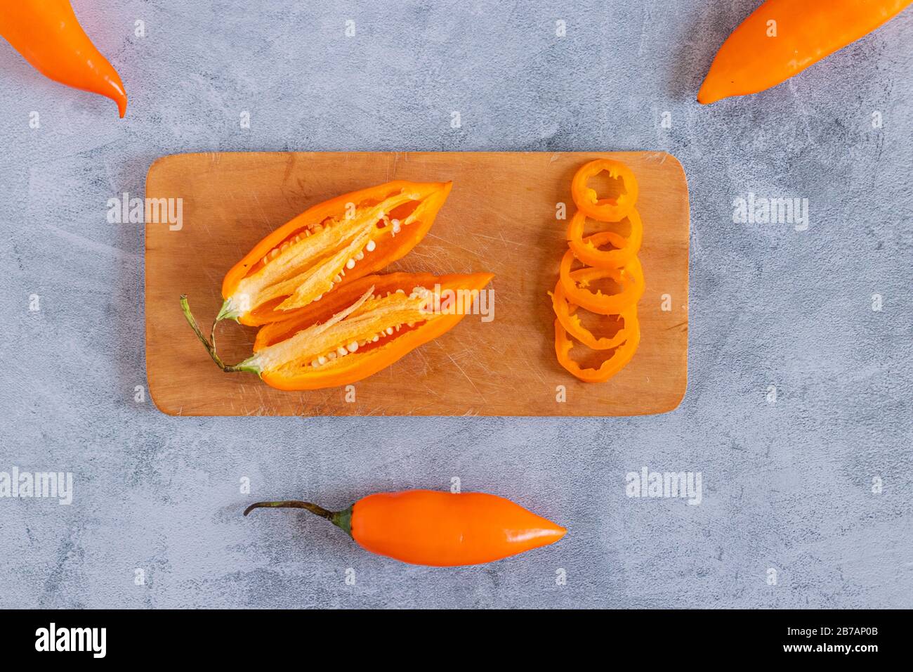 Peruvian yellow pepper. Yellow pepper used in Peruvian cuisine Stock ...