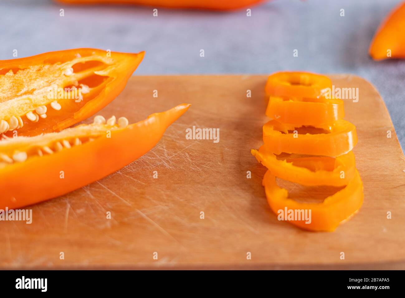 Peruvian yellow pepper. Yellow pepper used in Peruvian cuisine Stock ...