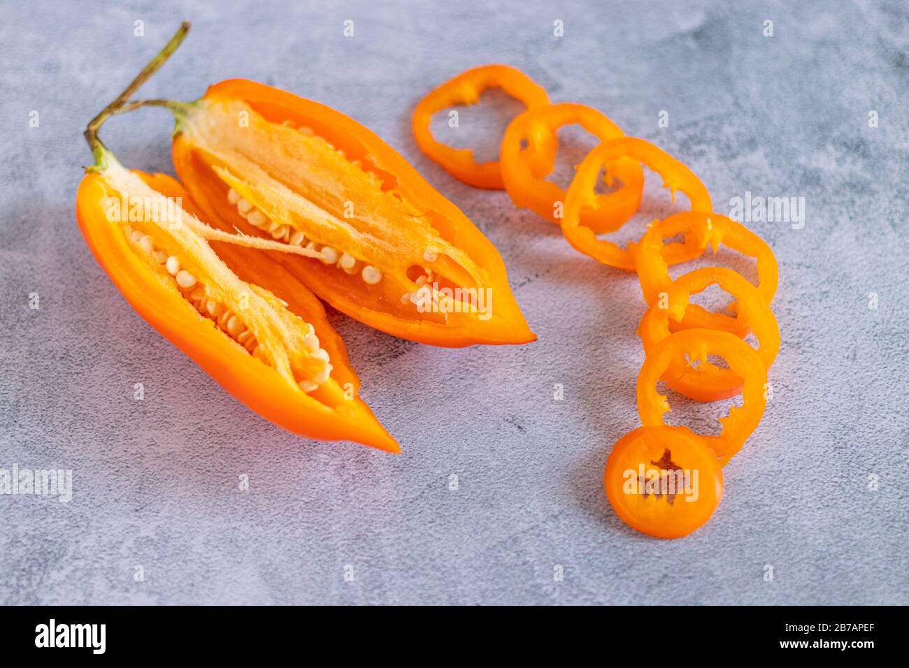 Peruvian yellow pepper. Yellow pepper used in Peruvian cuisine Stock ...