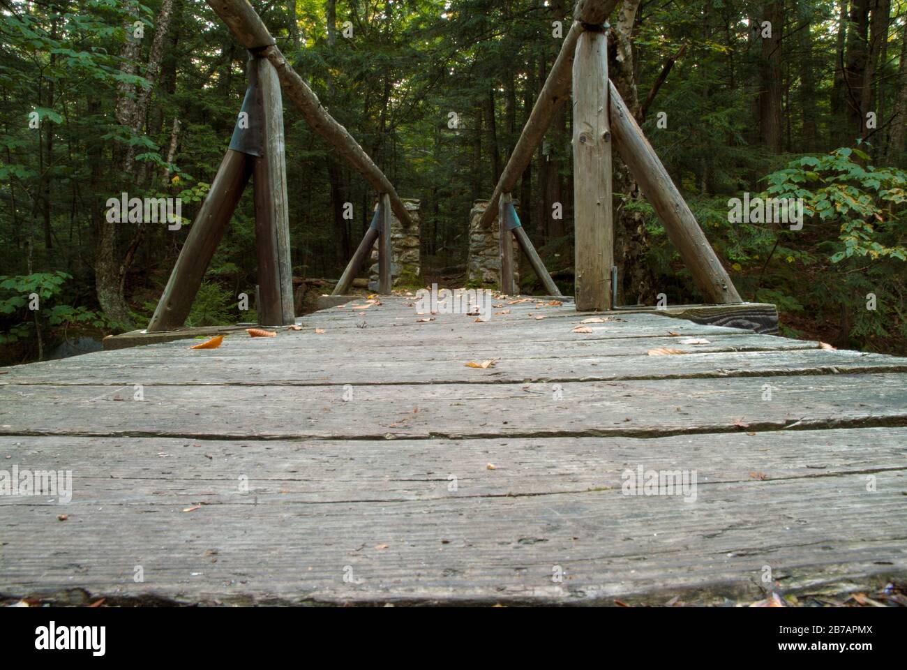 Built 1923-1924, Memorial Bridge crosses Cold Brook along “The Link ...