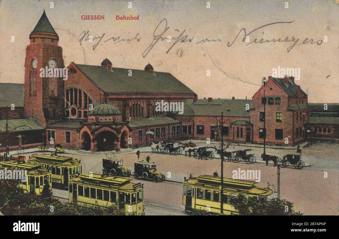 Gießen, Hessen - Bahnhof Stock Photo - Alamy