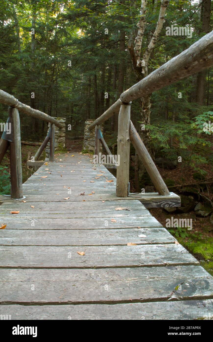 Built 1923-1924, Memorial Bridge crosses Cold Brook along “The Link ...