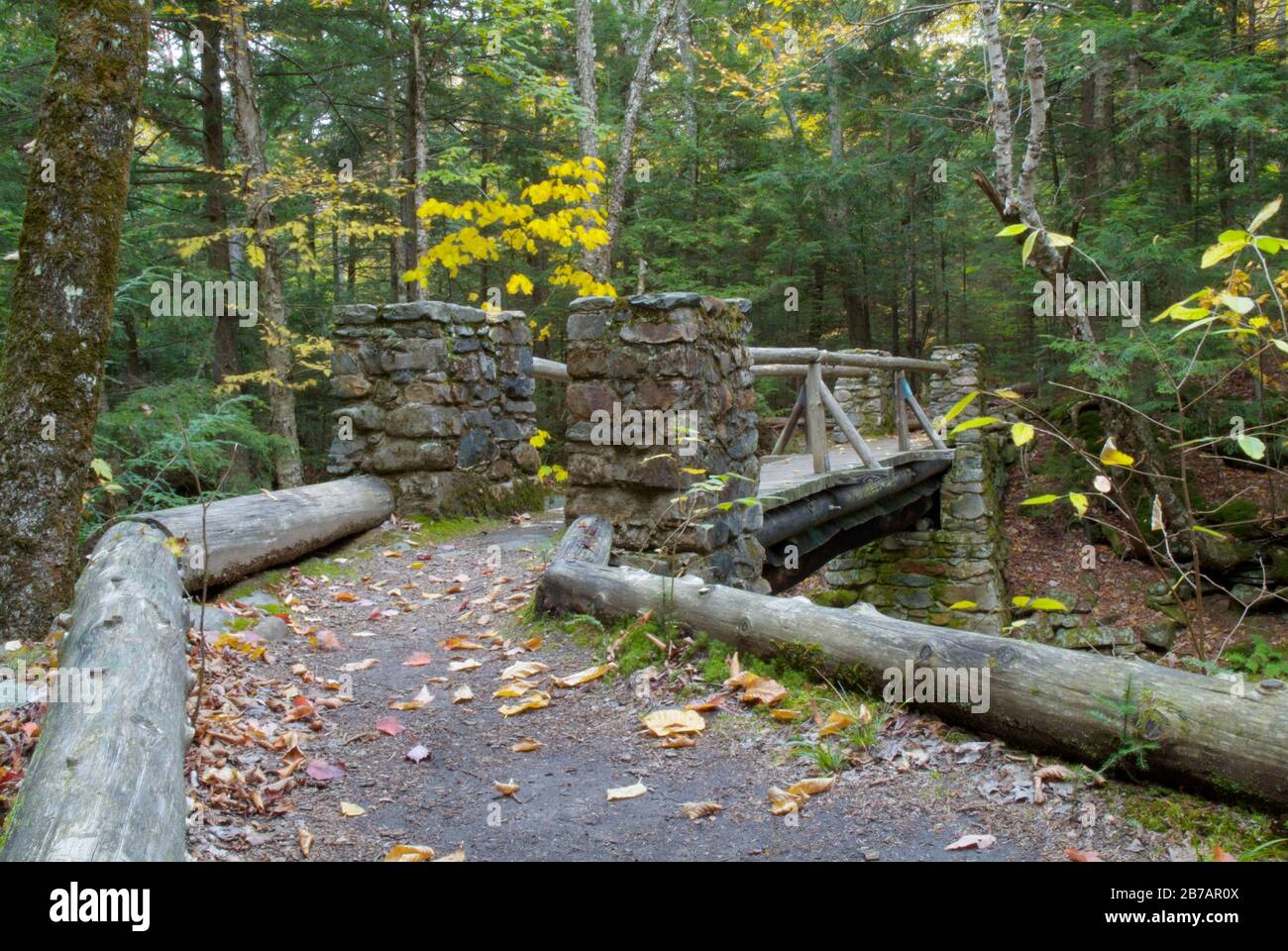 Built 1923-1924, Memorial Bridge crosses Cold Brook along “The Link ...
