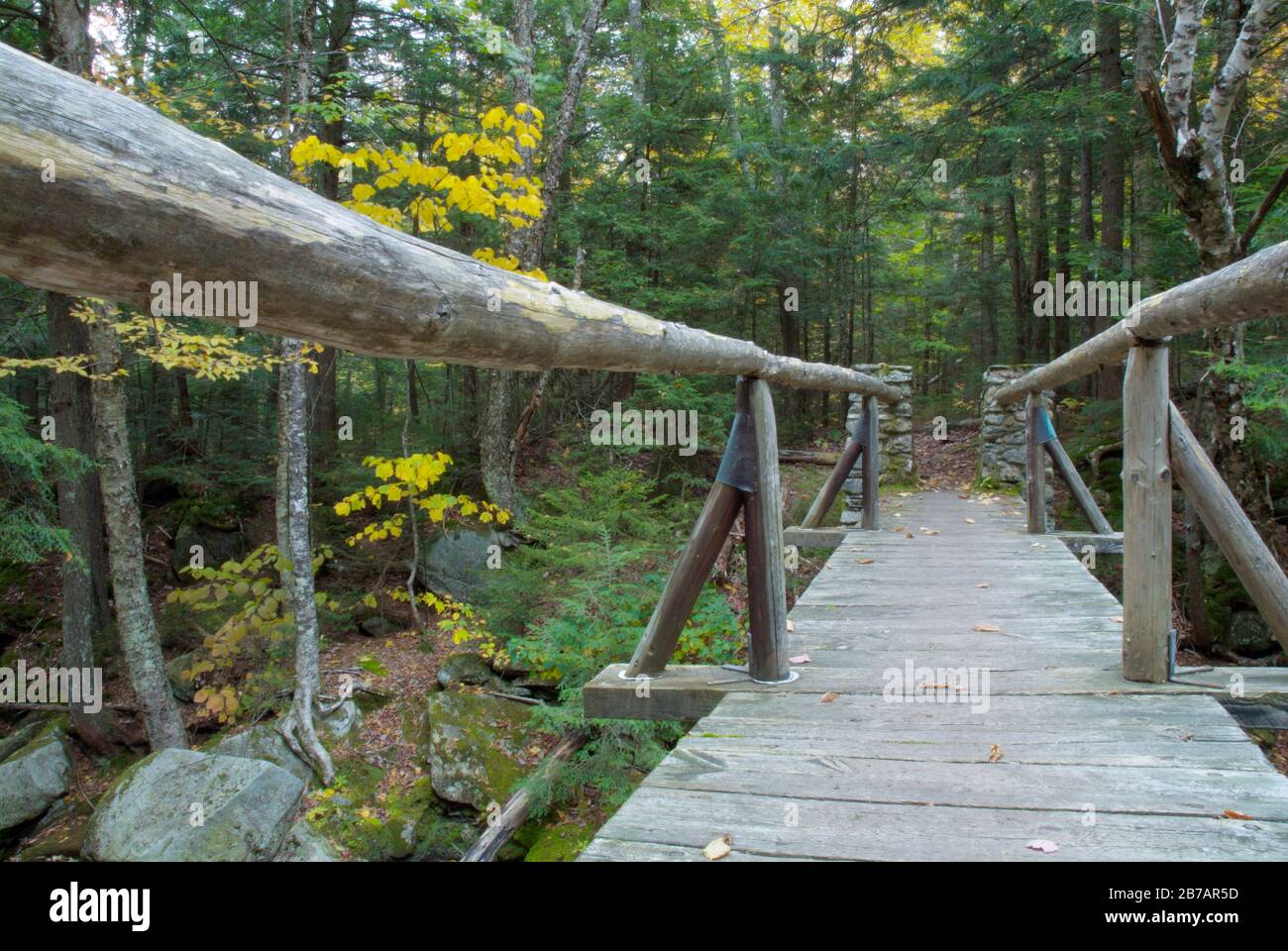 Built 1923-1924, Memorial Bridge crosses Cold Brook along “The Link ...