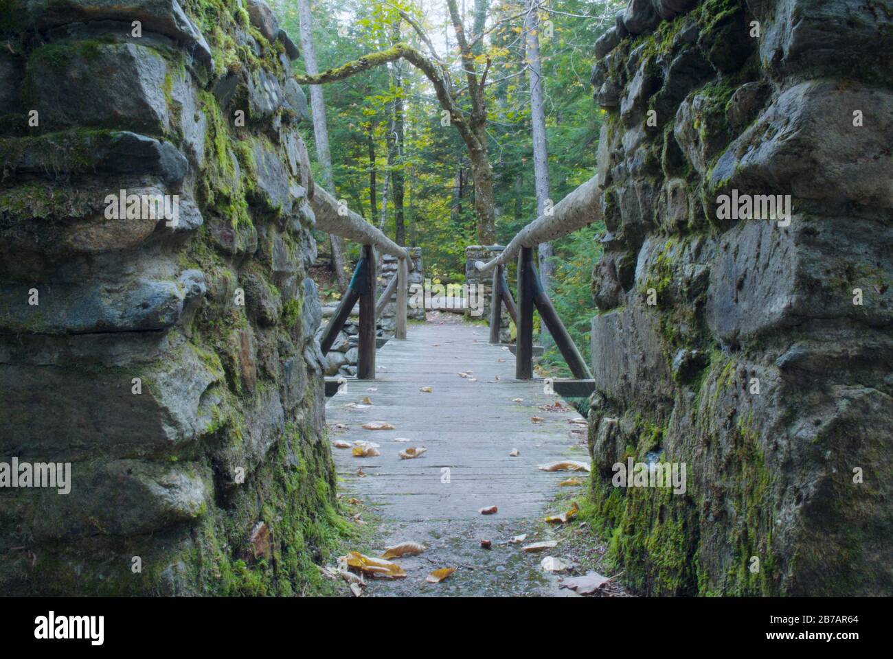 Built 1923-1924, Memorial Bridge crosses Cold Brook along “The Link ...