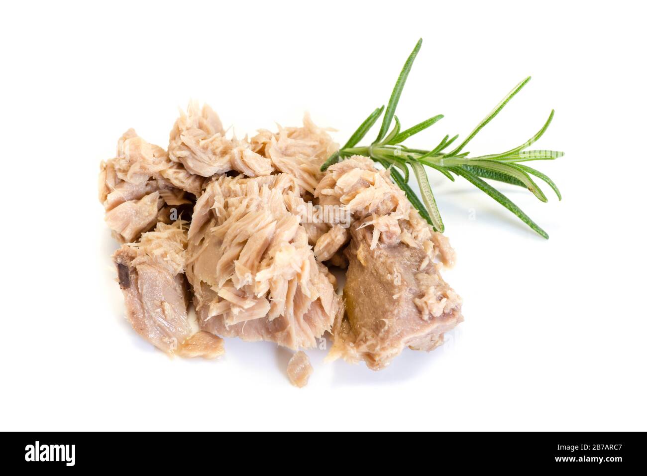 Canned tuna isolated on white background Stock Photo - Alamy