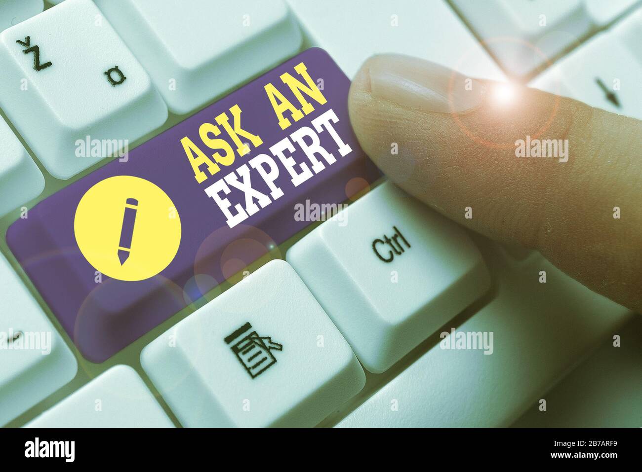 Word writing text Ask An Expert. Business photo showcasing confirmation ...