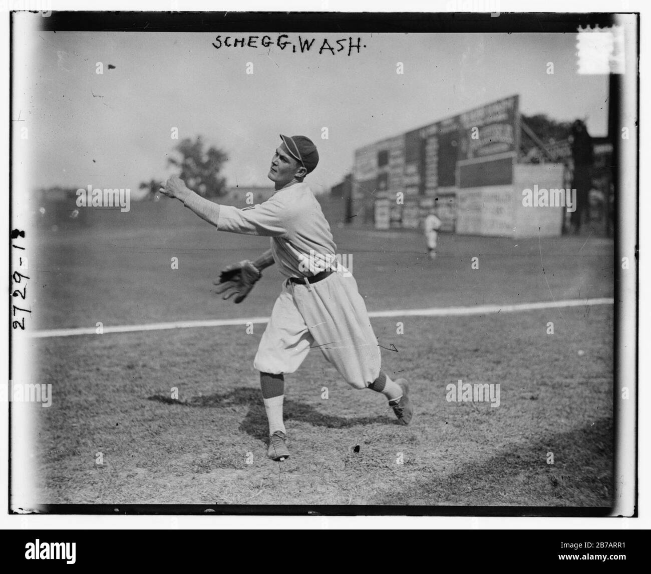 Gilbert ‘Lefty‘ Schegg, Washington AL (baseball Stock Photo - Alamy