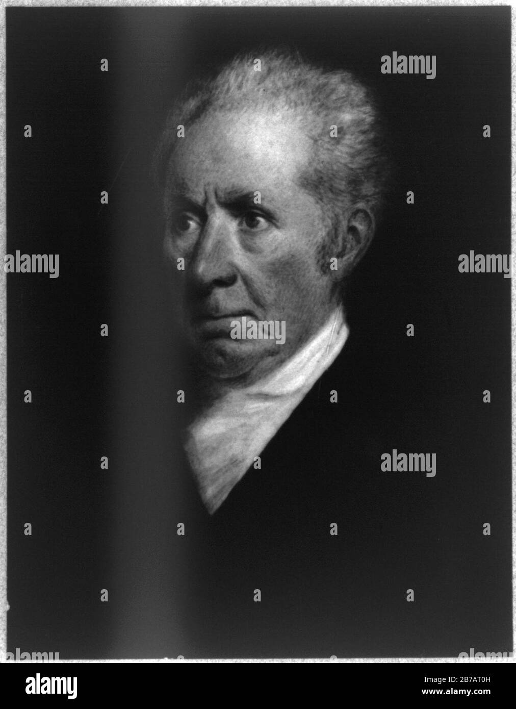 Gilbert Charles Stuart, 1755-1828, bust portrait, facing left Stock ...