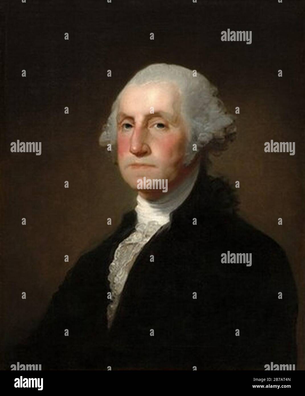 Gilbert Stuart - George Washington Stock Photo - Alamy