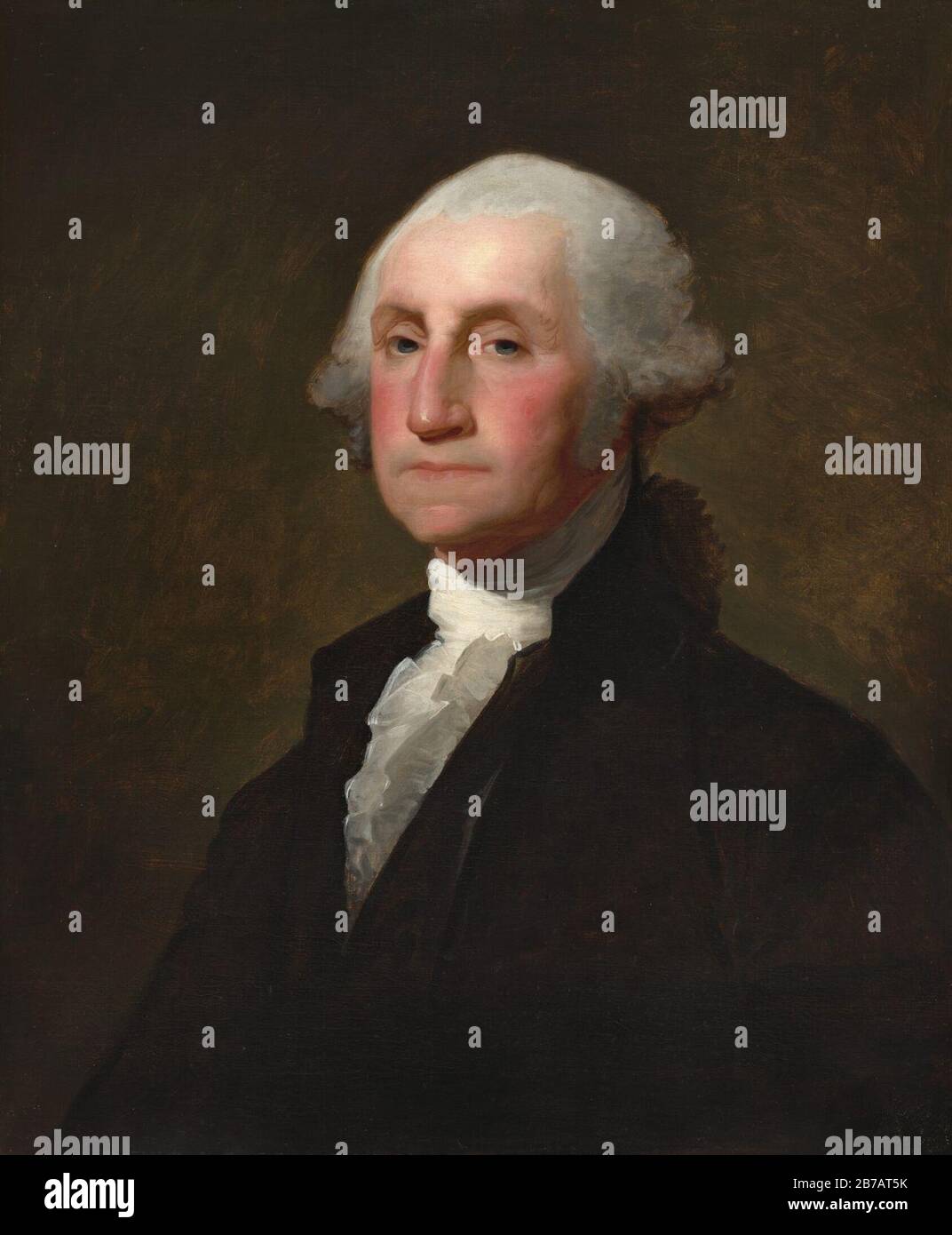 Gilbert Stuart - George Washington Stock Photo - Alamy