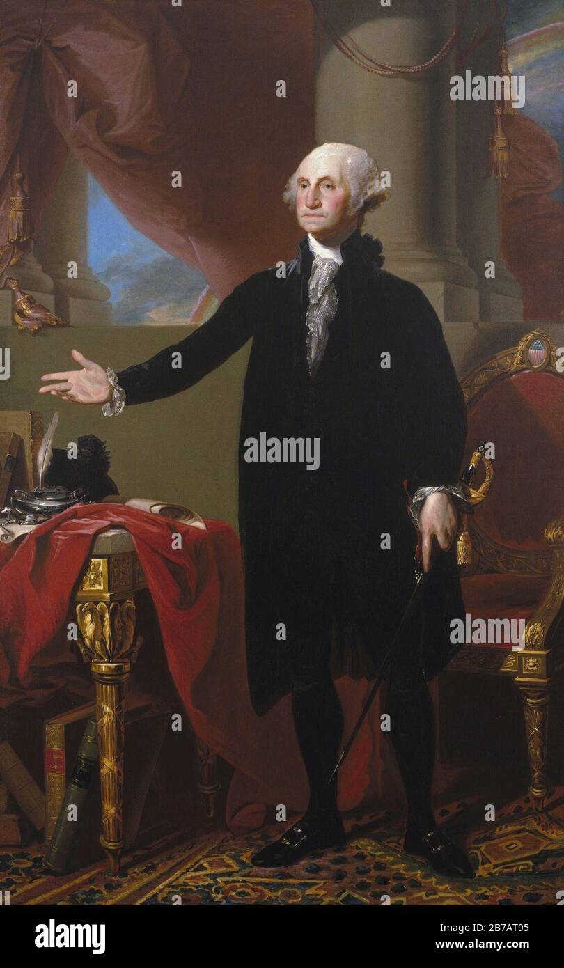 Gilbert Stuart - George Washington Stock Photo - Alamy