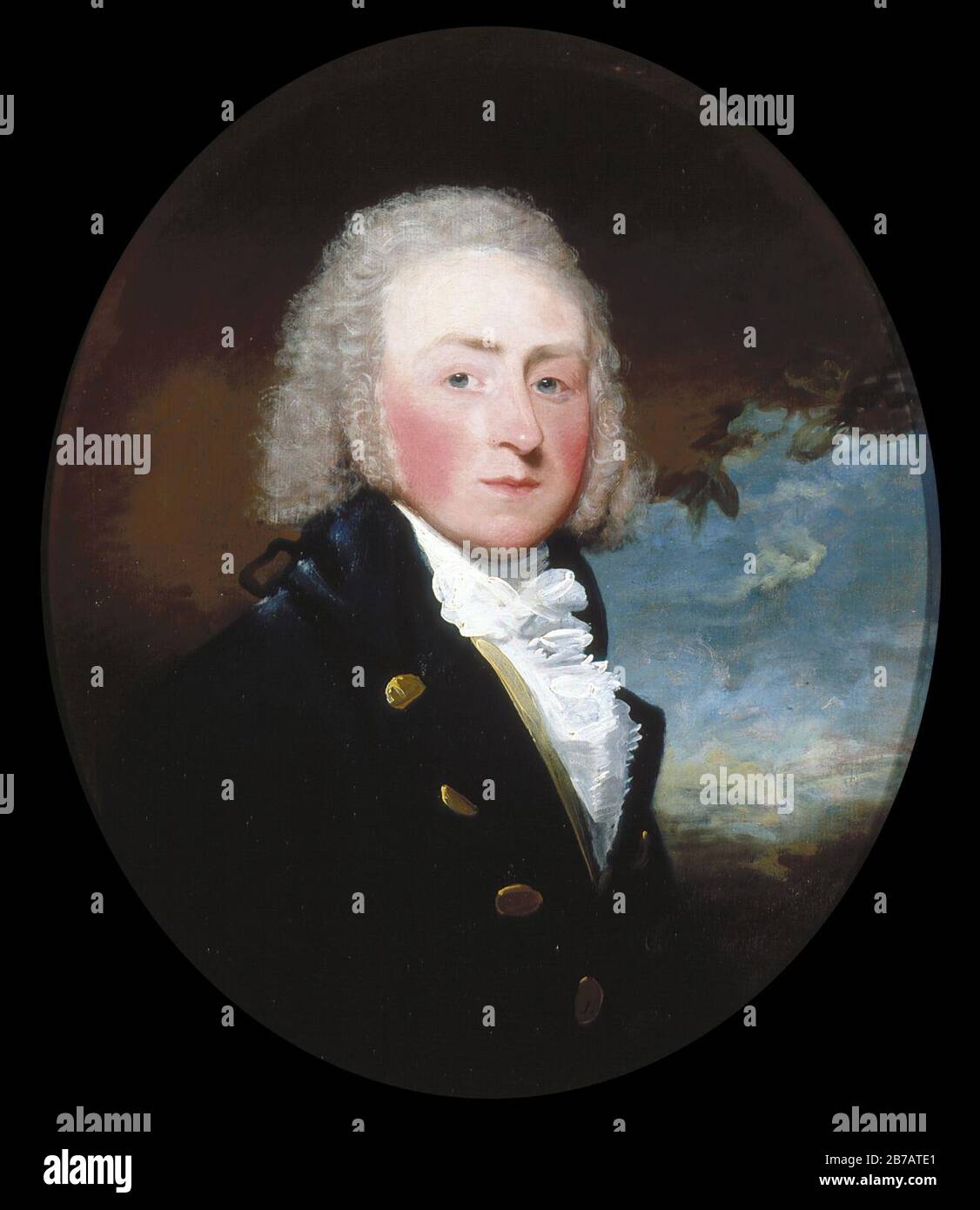 Gilbert Stuart - Portrait of Edward Loftus Stock Photo - Alamy