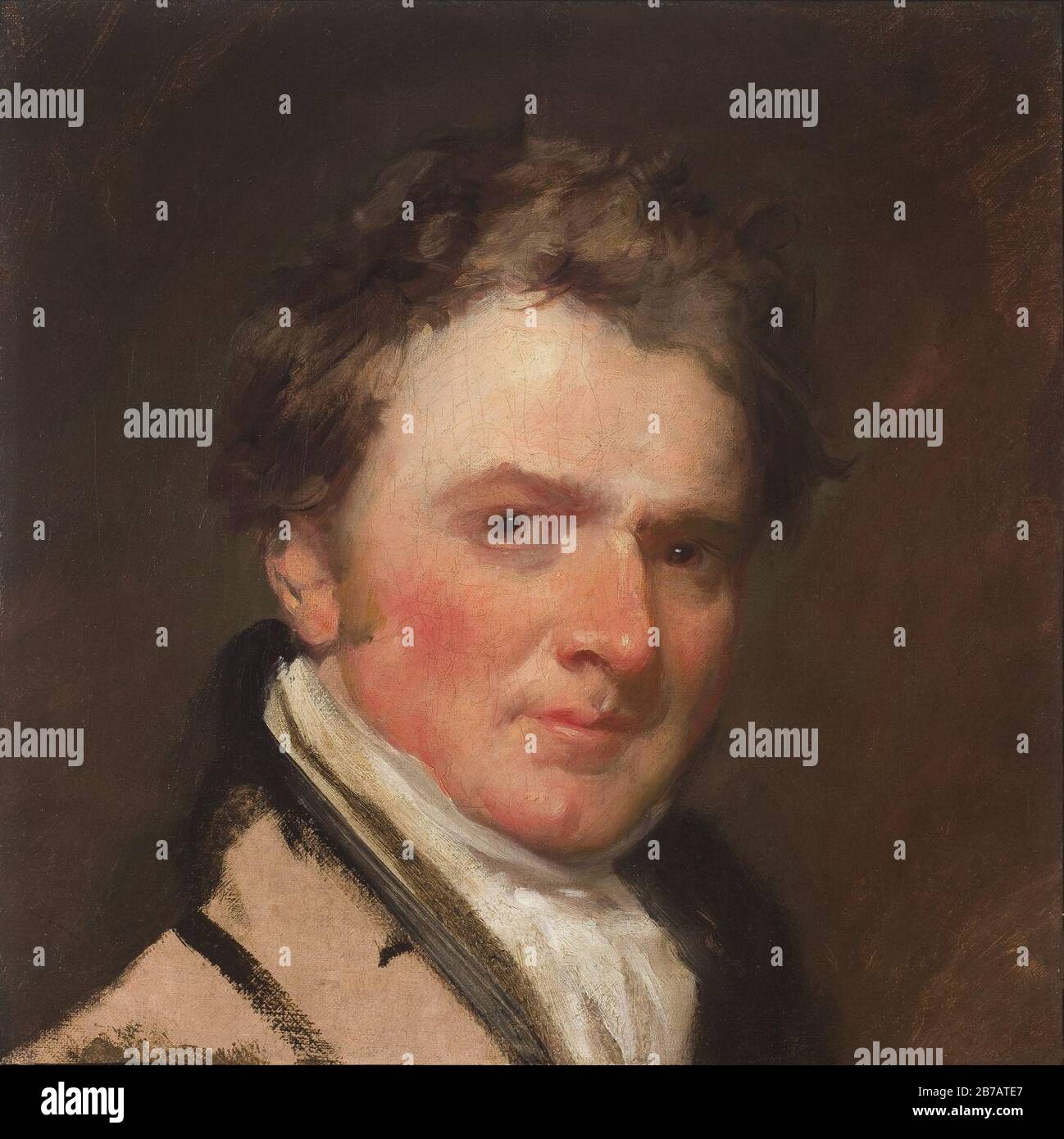 Gilbert Stuart - Portrait of a Gentleman Stock Photo - Alamy