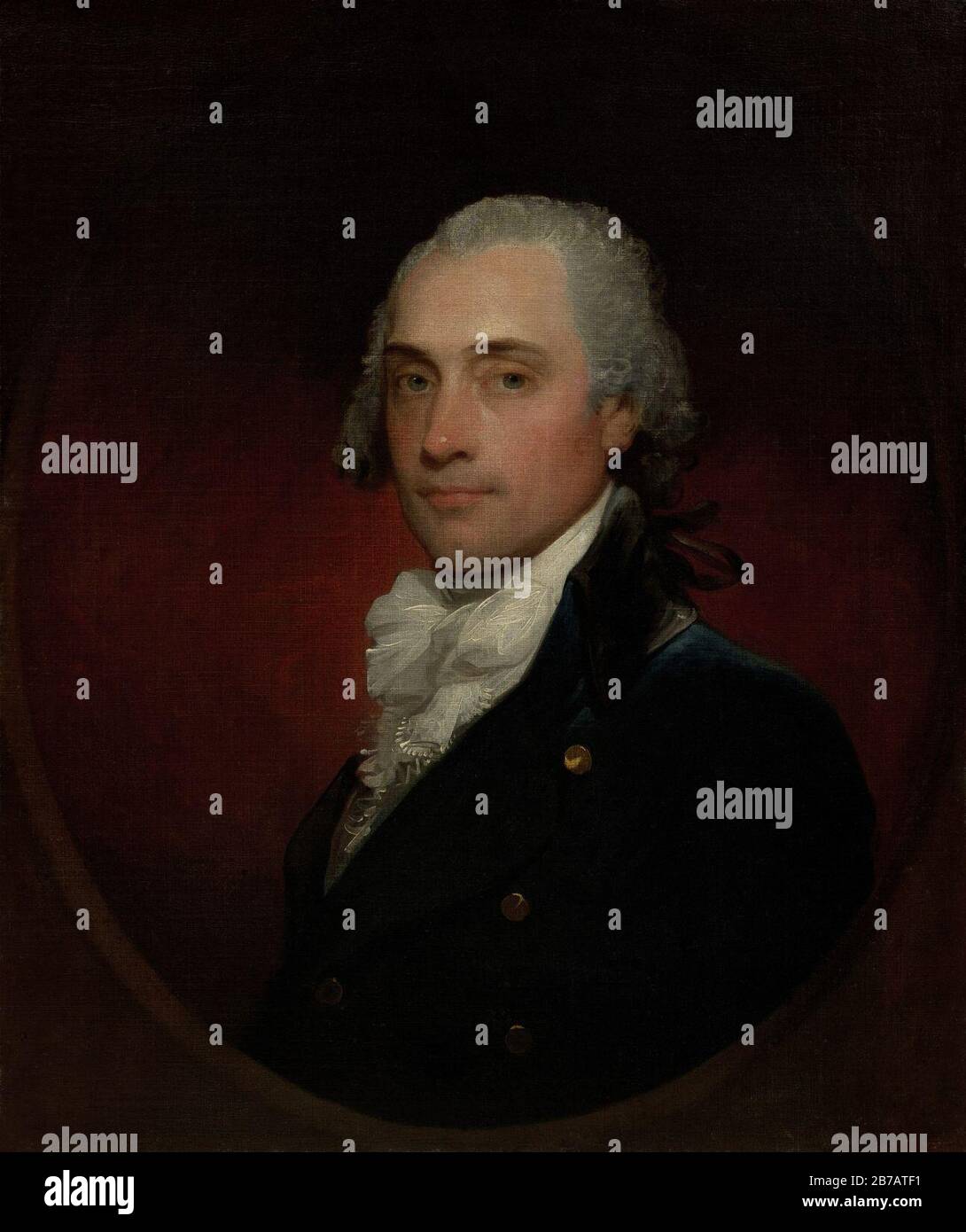 Gilbert Stuart - Portrait of John Vaughan (1756–1842 Stock Photo - Alamy