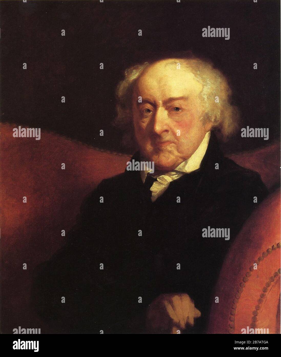 Gilbert Stuart John Adams Stock Photo - Alamy