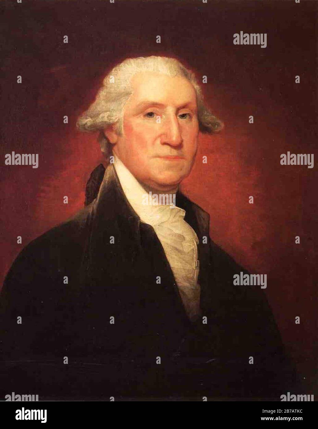 Gilbert Stuart Vaughn Portrait of George Washington Stock Photo - Alamy