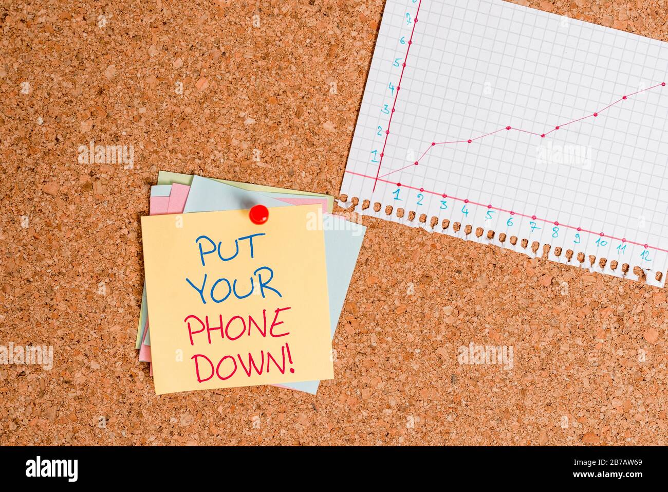 Conceptual hand writing showing Put Your Phone Down. Concept meaning ...