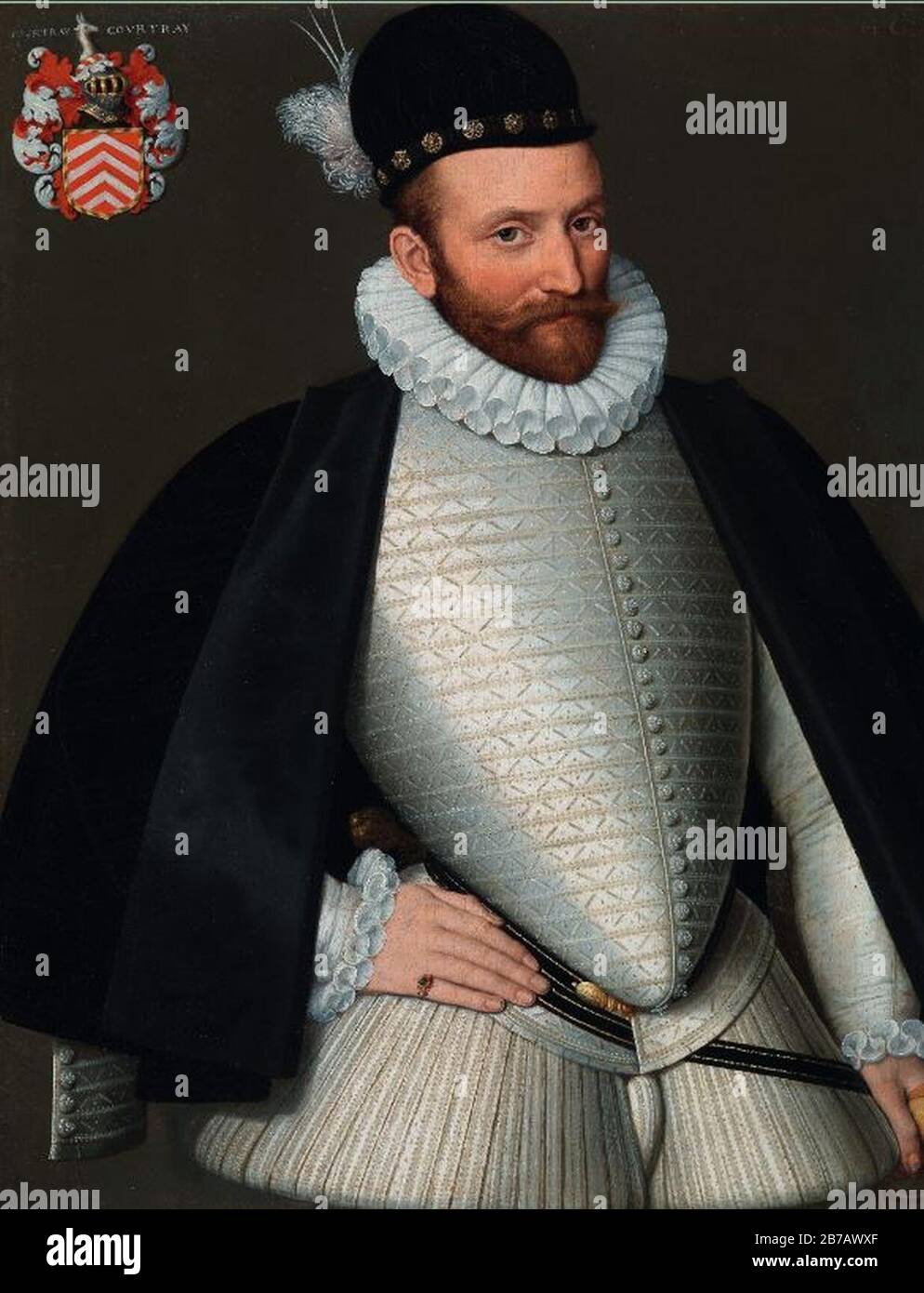 Gillis Claeissens - Portrait of Joris Van Brakele, Lord of Courtebois ...