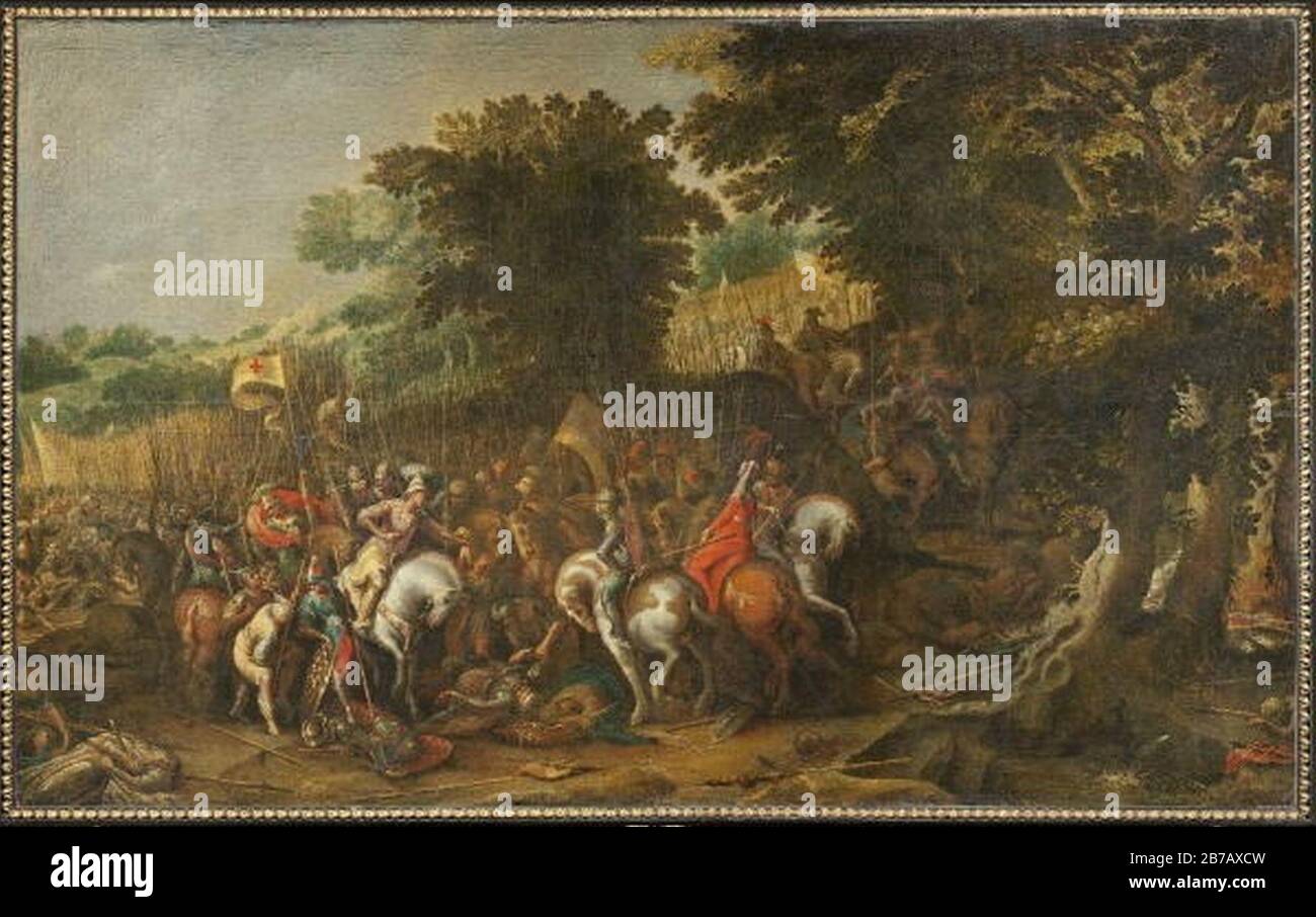 Gillis van Valckenborch - Alexander Veliky nad mrtvolou krale Daria ...