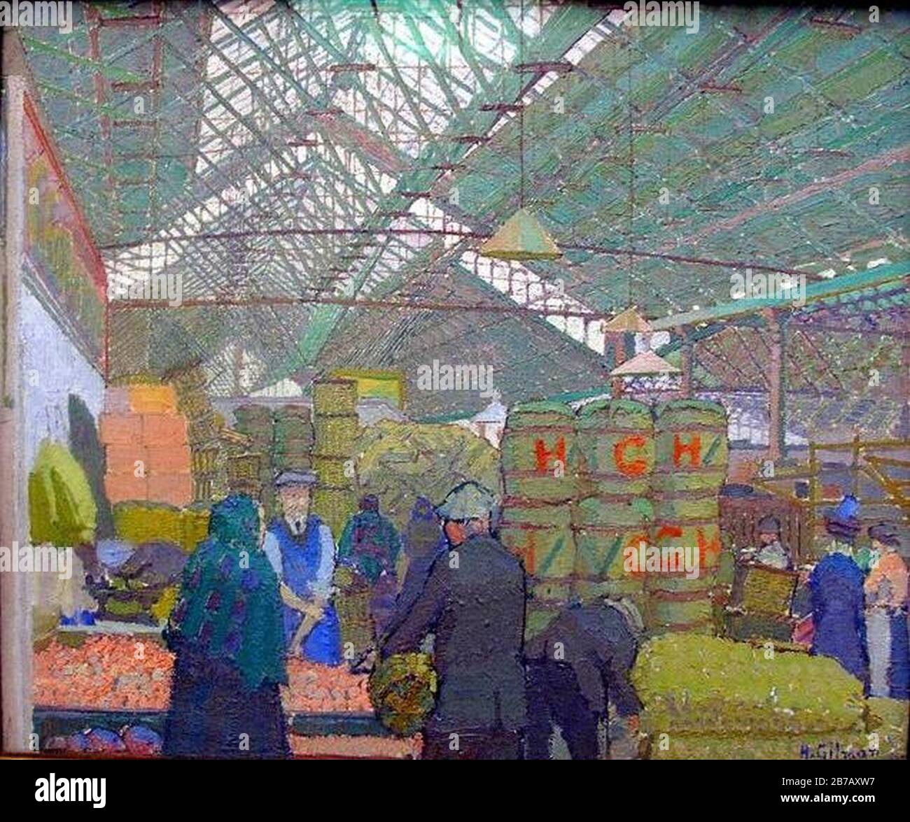 Gilman leeds market Stock Photo - Alamy