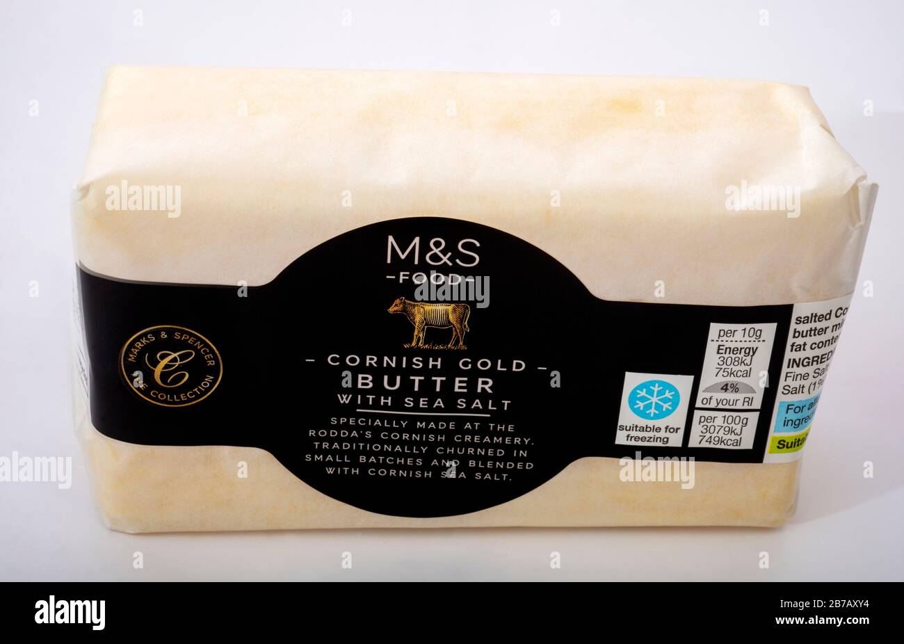 Marks and Spencer Cornish Gold butter Stock Photo - Alamy