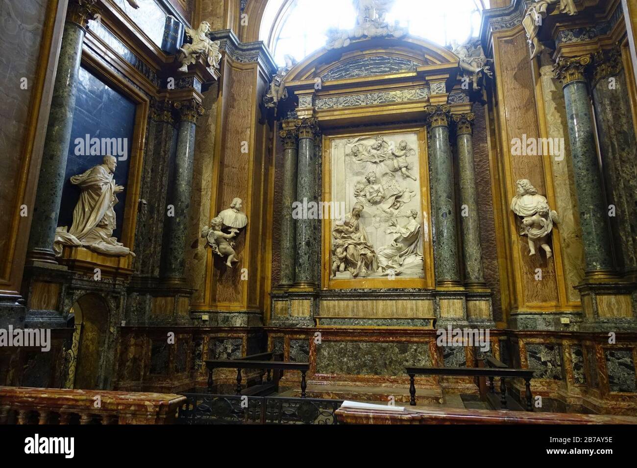 Ginetti Chapel - Sant'Andrea della Valle - Rome, Italy Stock Photo - Alamy