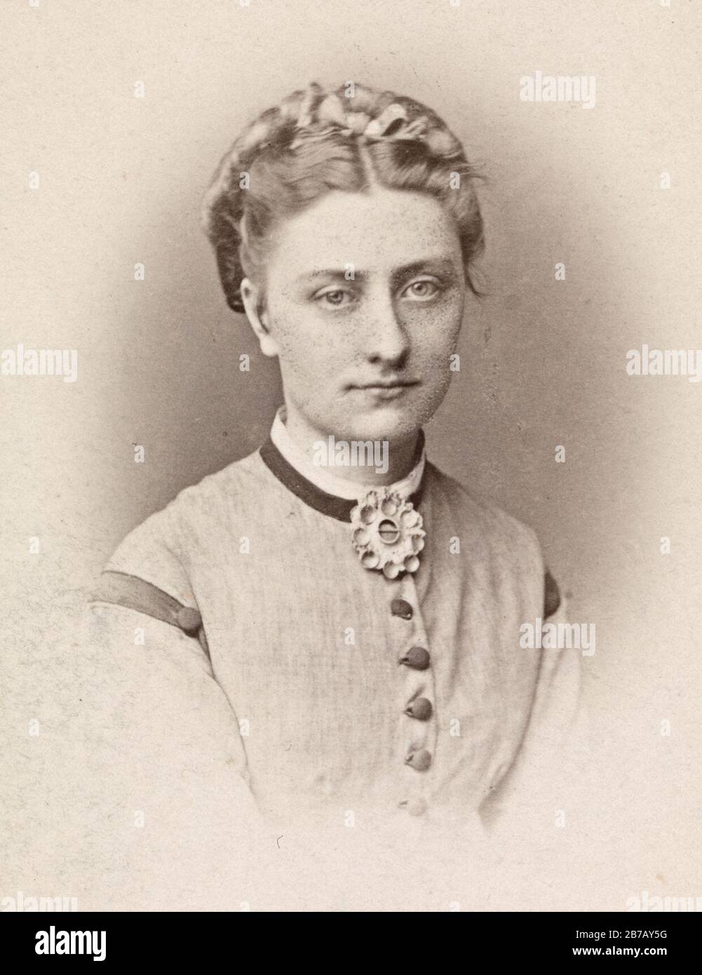 Gina Krog ca. 1873 (crop Stock Photo - Alamy