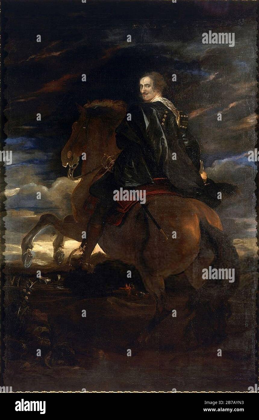 Gio. Paolo Balbi a cavallo - Van Dyck Stock Photo - Alamy