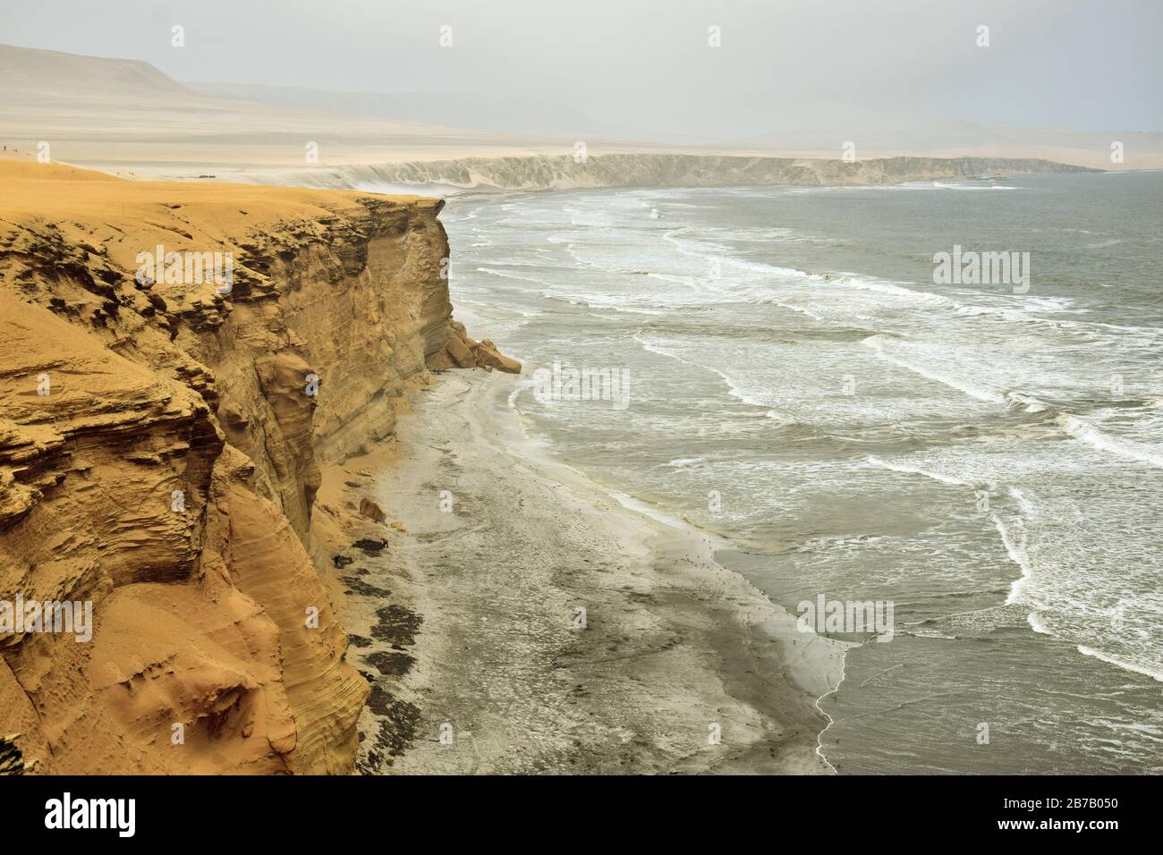 Scenery in Paracas, peru Stock Photo - Alamy