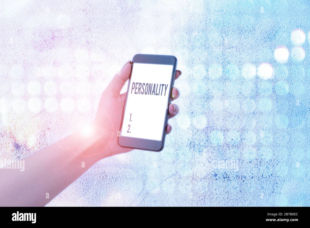 Word writing text Personality. Business photo showcasing combination ...