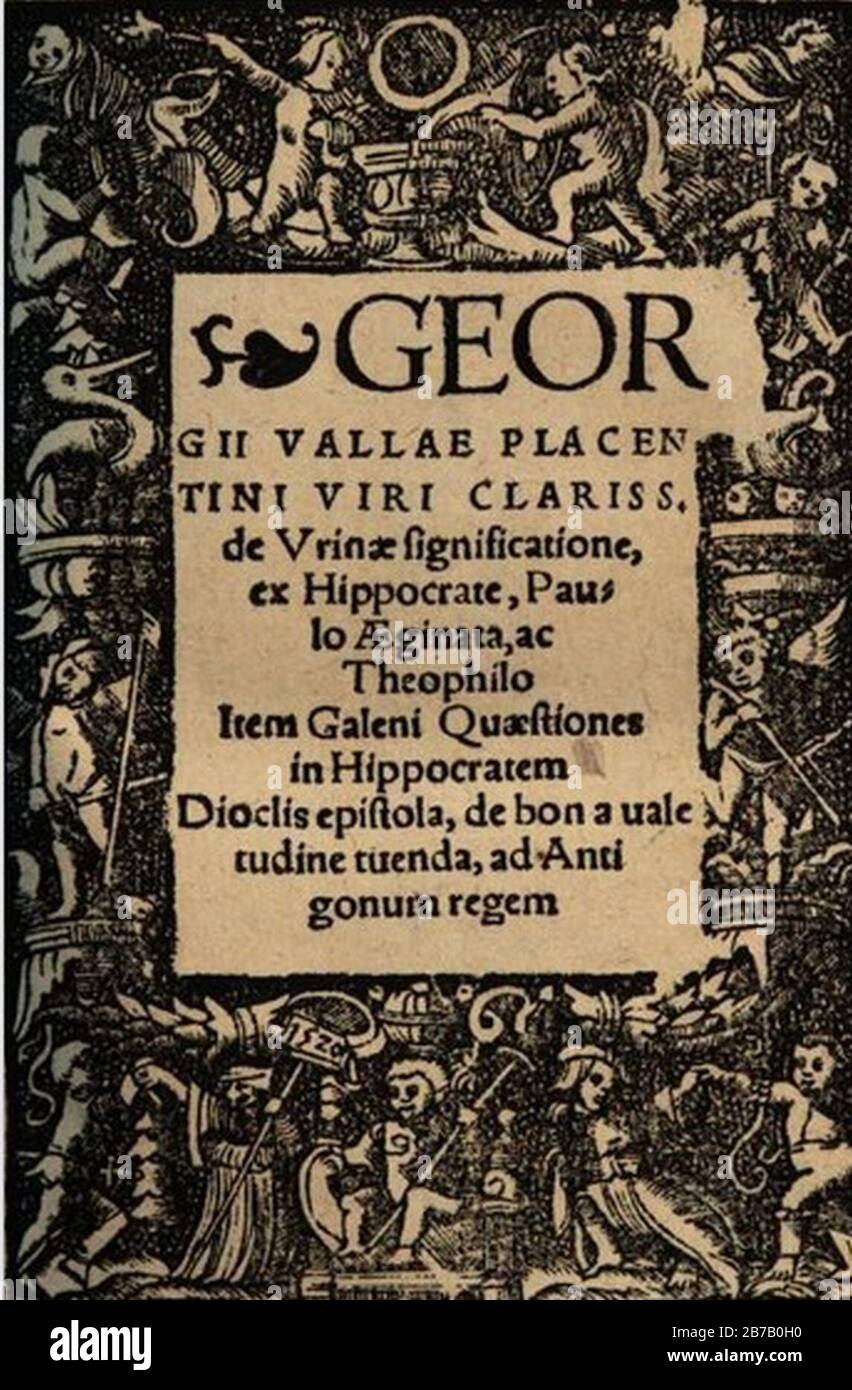 Giorgio Valla (1447-1500 Stock Photo - Alamy