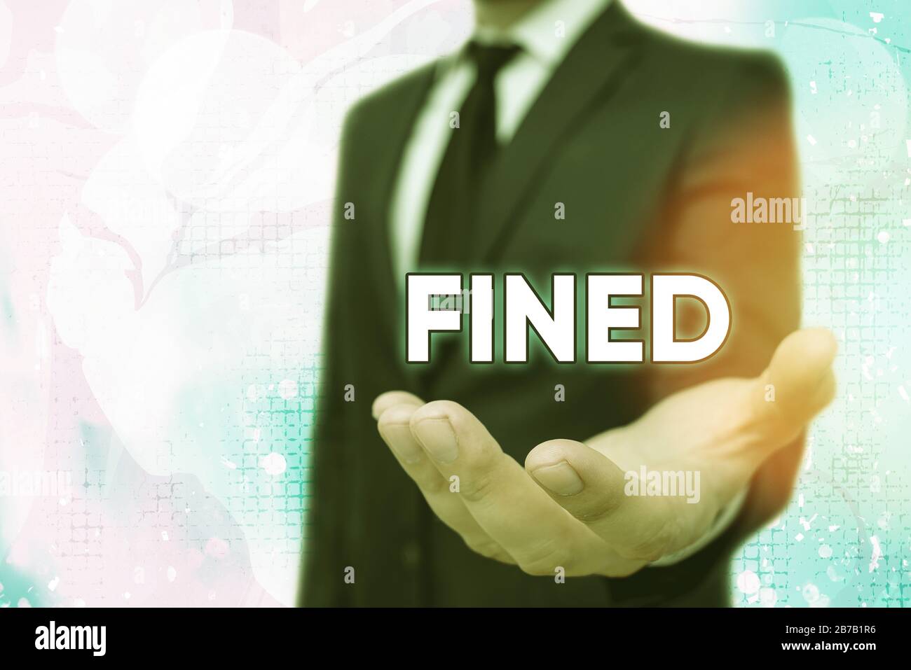 Conceptual hand writing showing Fined. Concept meaning clarify beer by ...