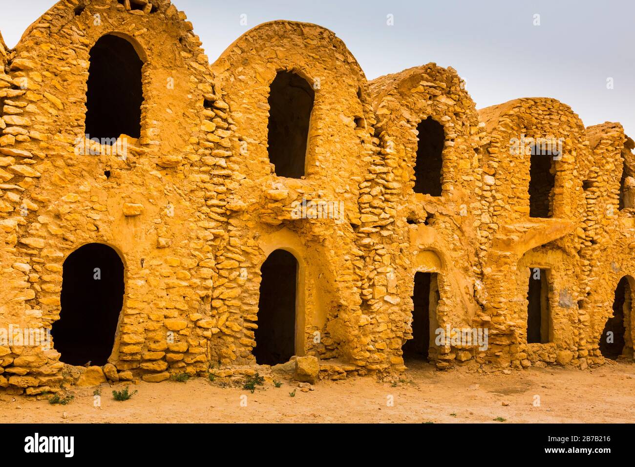 Picturesque buildings in a village Stock Photo - Alamy