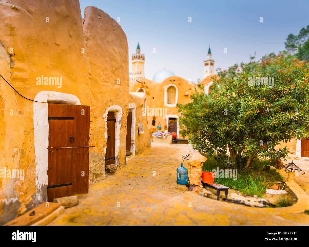Picturesque buildings in a village Stock Photo - Alamy