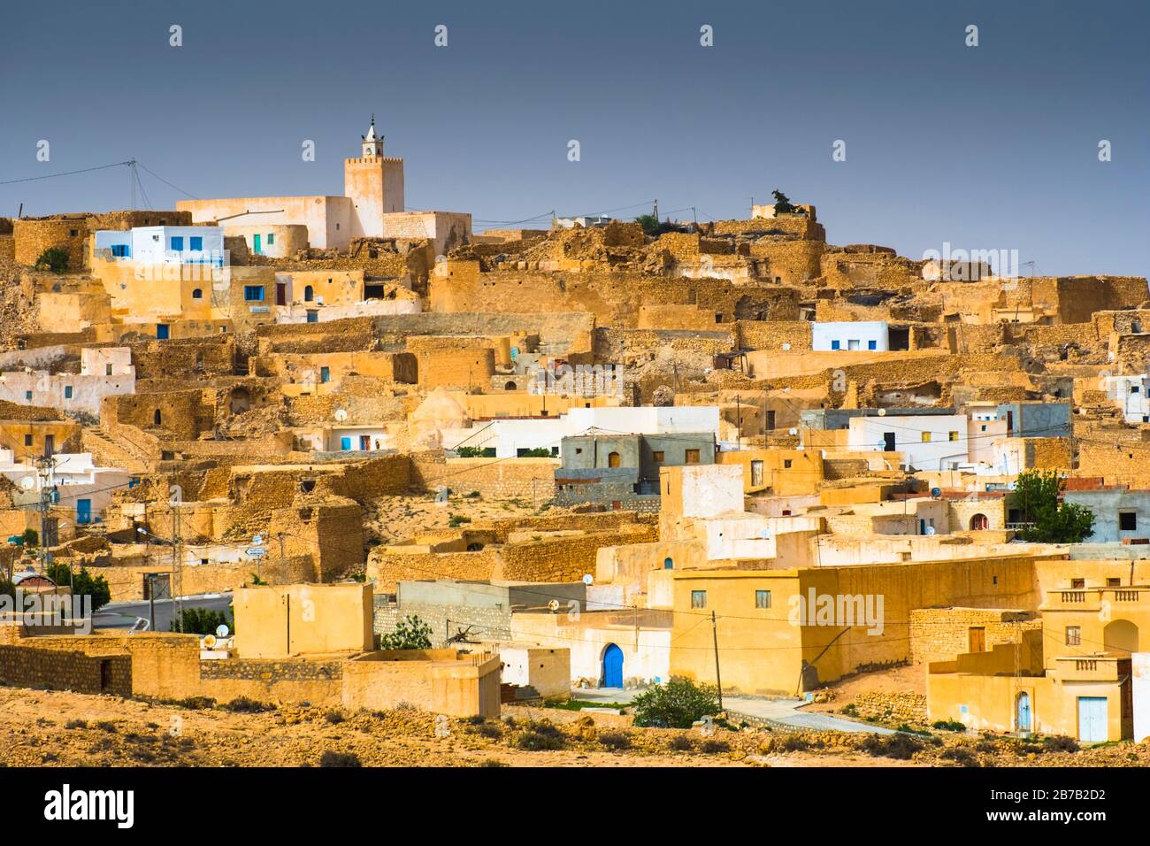 Village in a desert area Stock Photo - Alamy